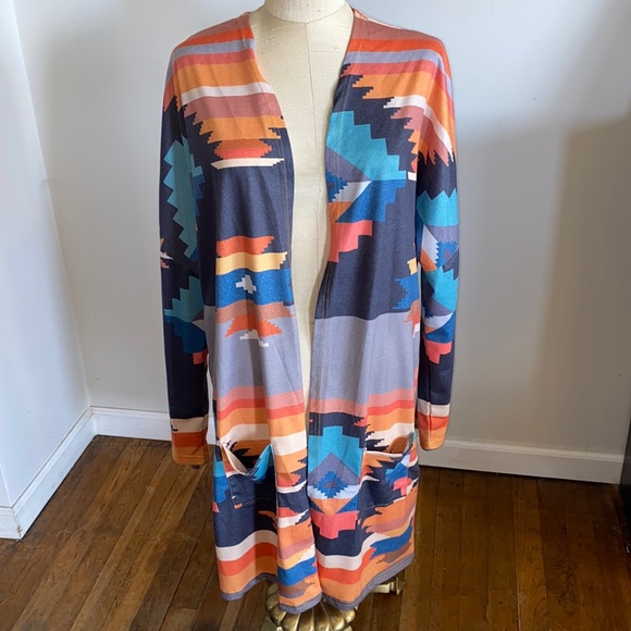 Sweaters | 3x Aztec Print Dusteropen Cardigan | Poshmark